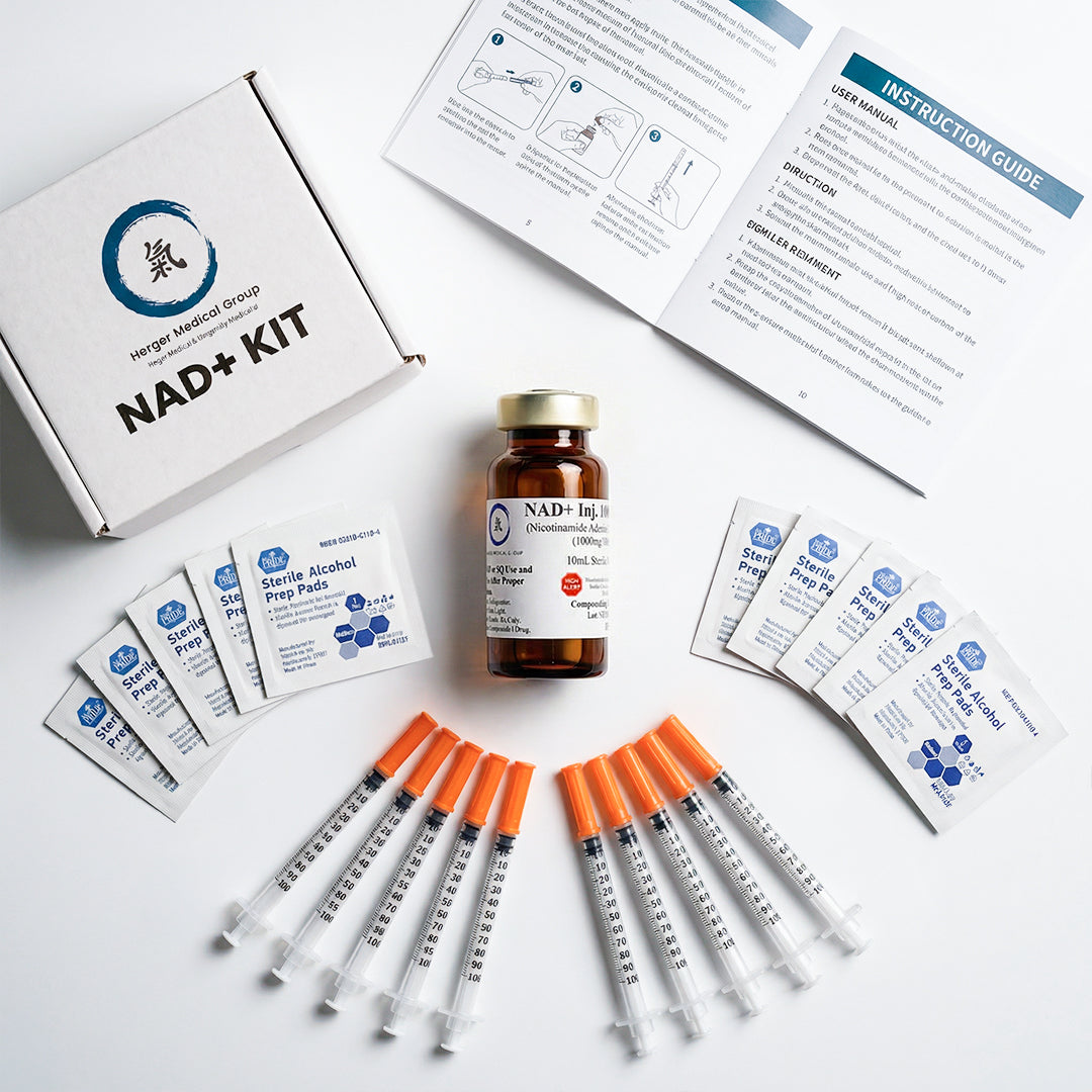 Kit NAD+ Injectable en casa – Dr. Herger